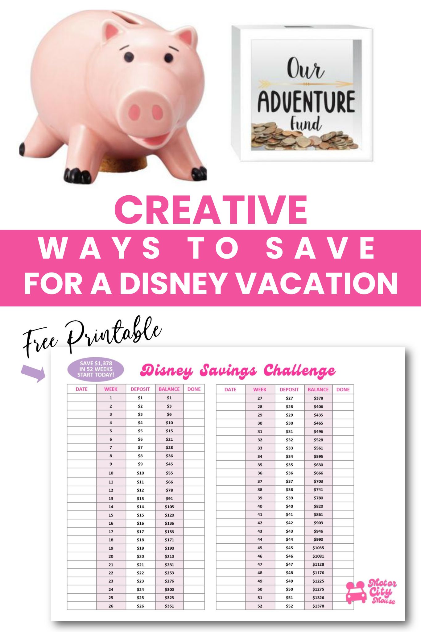 Creative Ways to Save for a Disney Trip ⋆ Motor City Mouse